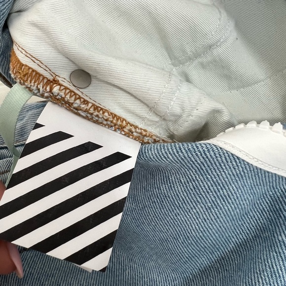 Off-White | Skirts | Jeans Skirt Off White | Poshmark